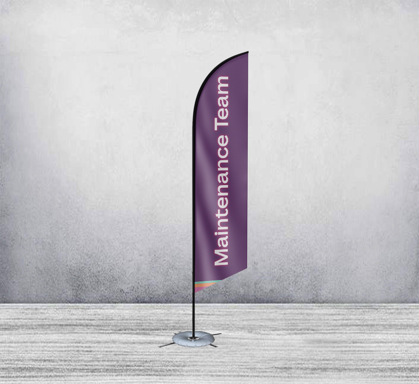 3M Angled Flags Same Day & Next Day Printing Bristol